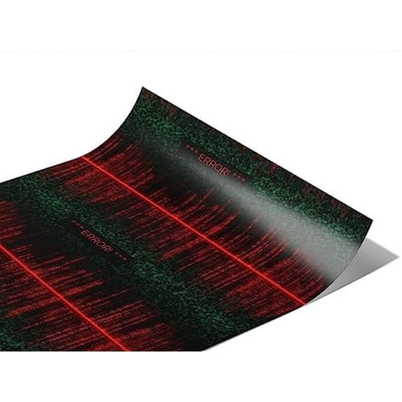 Rwraps Coding Technology Processing Error Gloss Vinyl Film Wrap 59in x ...