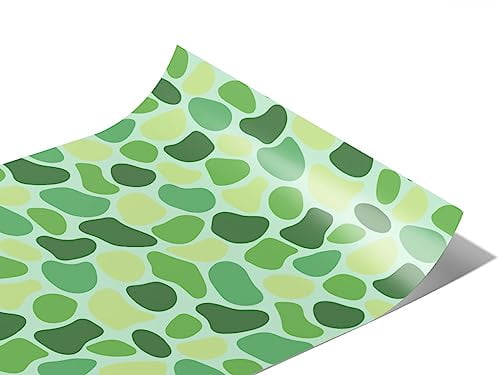 Rwraps Colorful Cobblestone Forest Green Matte Vinyl Film Wrap 59in x ...