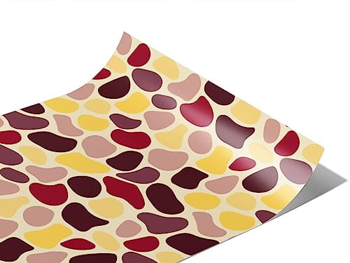 Rwraps Colorful Cobblestone Maroon Company Gloss Vinyl Film Wrap 59in x ...