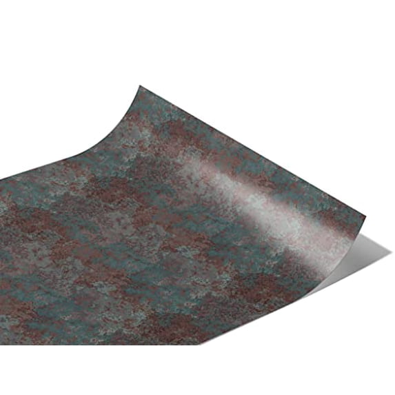 Rwraps Corroded Sea Rust Gloss Vinyl Film Wrap 59in x 4ft Vinyl Vehicle ...