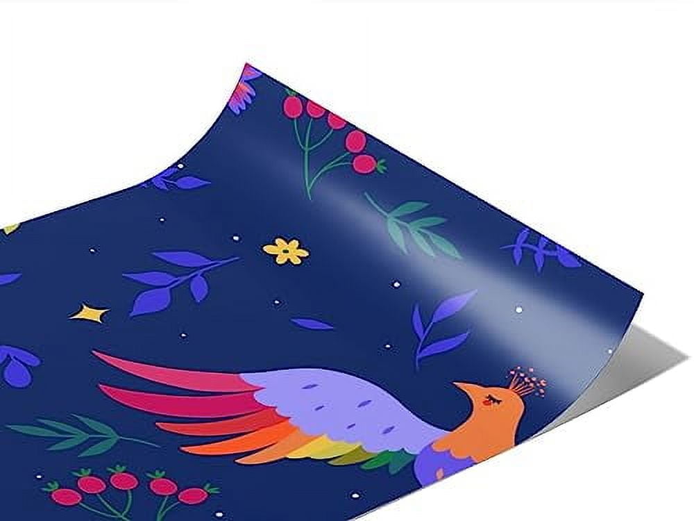 Rwraps Cranes Birds Mystic Wonder Gloss Vinyl Film Wrap 59in x 22ft ...