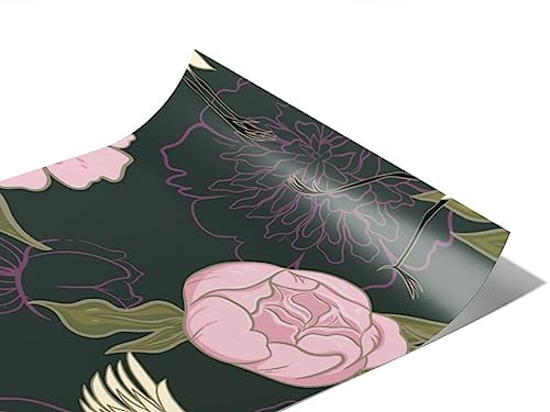 Rwraps Cranes Birds Olive Flight Gloss Vinyl Film Wrap 59in x 5ft Vinyl ...