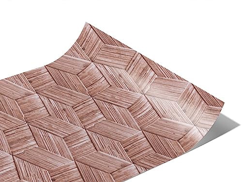 Rwraps Cubic Parquet Aged Crates Matte Vinyl Film Wrap 59in x 22ft ...