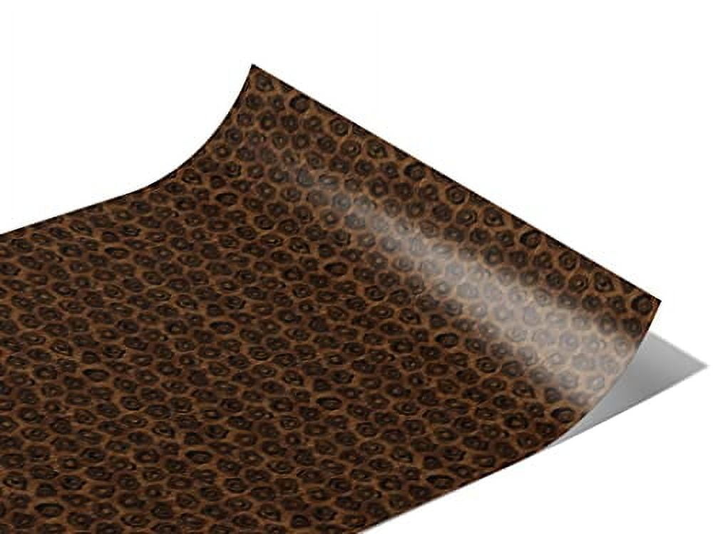 Rwraps Cyber Black Cheetah Matte Vinyl Film Wrap 59in x 4ft Vinyl ...