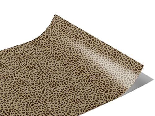 Rwraps Cyber Manyara Leopard Gloss Vinyl Film Wrap 59in x 18ft Vinyl ...