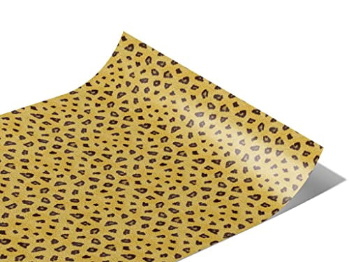 Rwraps Cyber Savanna Leopard Matte Vinyl Film Wrap 59in x 7ft Vinyl ...