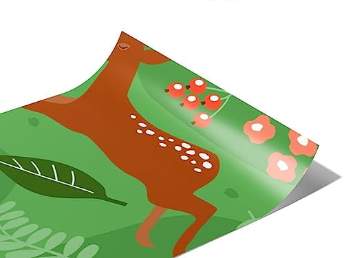 Rwraps Deer Fatherly Protection Gloss Vinyl Film Wrap 59in x 9ft Vinyl ...