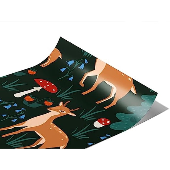 Rwraps Deer Nighttime Grazing Matte Vinyl Film Wrap 59in x 2ft Vinyl ...