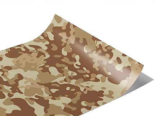 Rwraps Desert Camouflage Polar Flecktarn Matte Vinyl Film Wrap 59in x ...