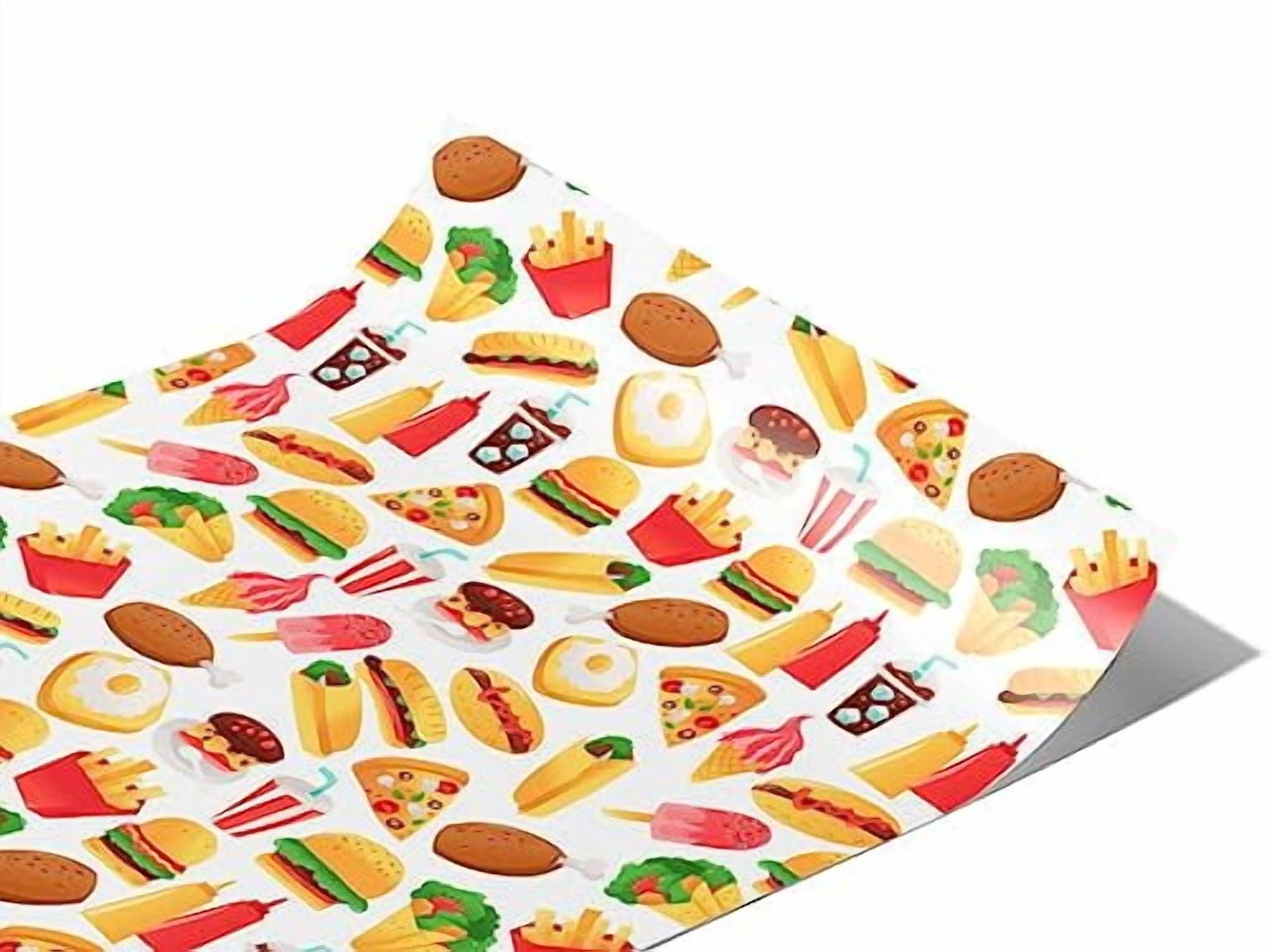 Rwraps Diner Americana Fast Food Matte Vinyl Film Wrap 59in x 18ft ...