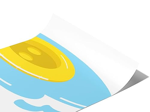 Rwraps Ducks Birds Rubber Duckie Matte Vinyl Film Wrap 59in x 6ft Vinyl ...