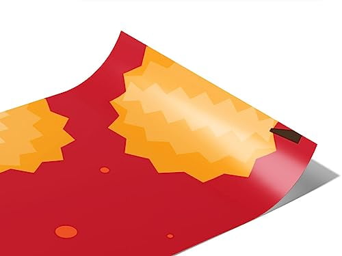 Rwraps Durian Red Prawn Gloss Vinyl Film Wrap 59in x 12ft Vinyl Vehicle ...