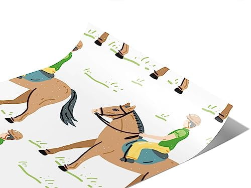 Rwraps Equestrian Riding Practice Gloss Vinyl Film Wrap 59in x 13ft ...