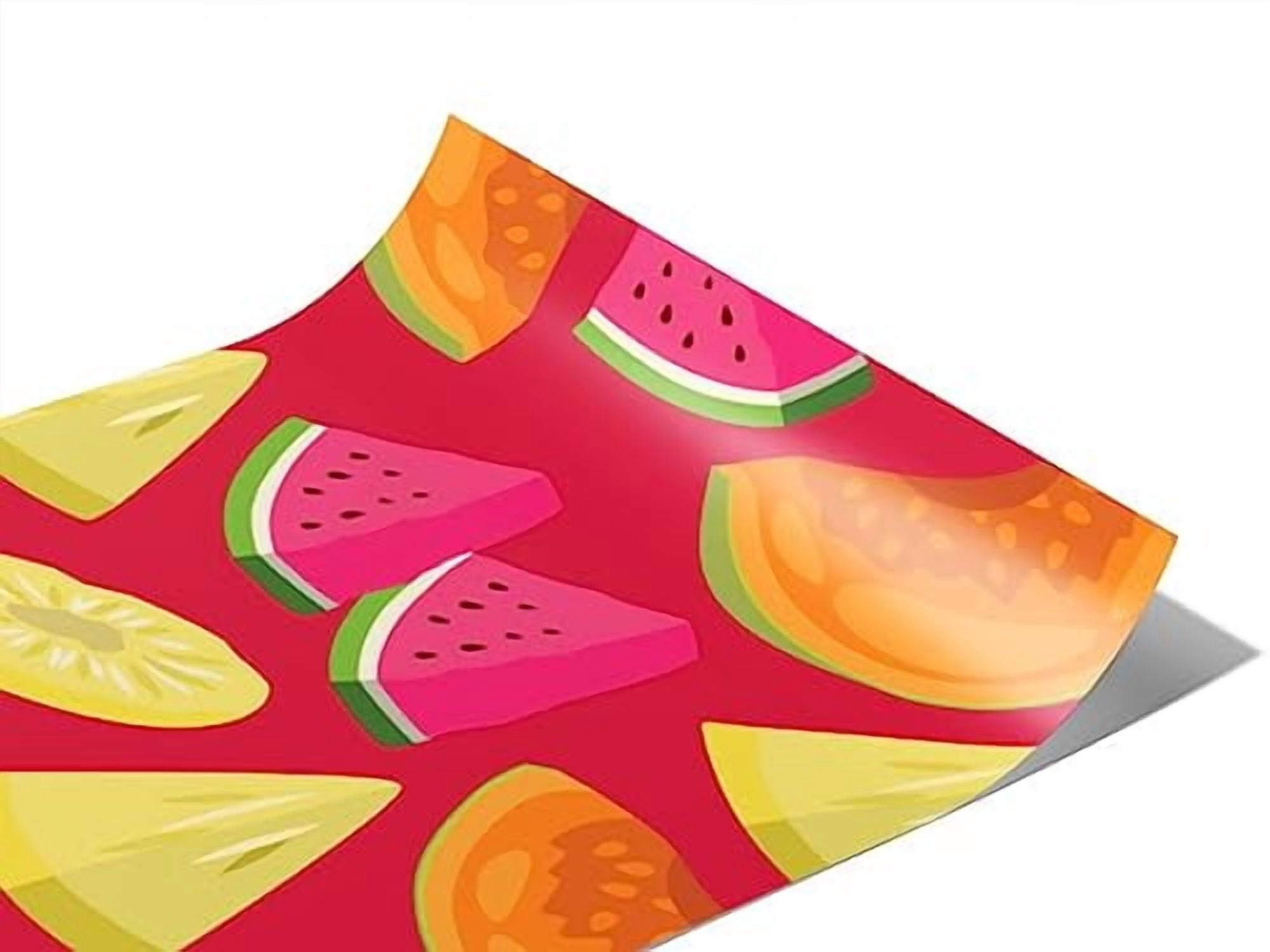 Rwraps Fruit Salad Melon Head Gloss Vinyl Film Wrap 59in x 7ft Vinyl ...