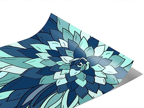 Rwraps Geometric Floral Lady Saso Gloss Vinyl Film Wrap 59in x 7ft ...