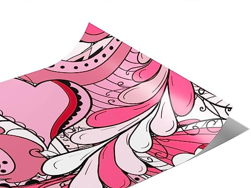 Rwraps Geometric Floral The Feminine Matte Vinyl Film Wrap 59in x 12ft ...