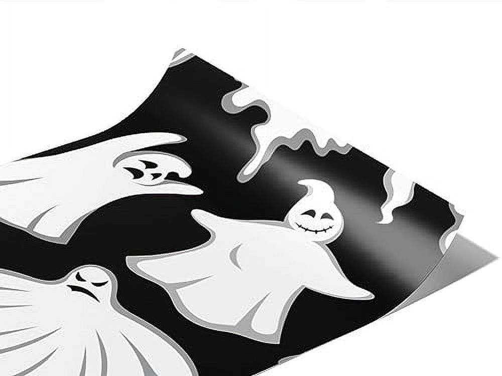 Rwraps Ghost Haunted Parade Matte Vinyl Film Wrap 59in x 14ft Vinyl ...
