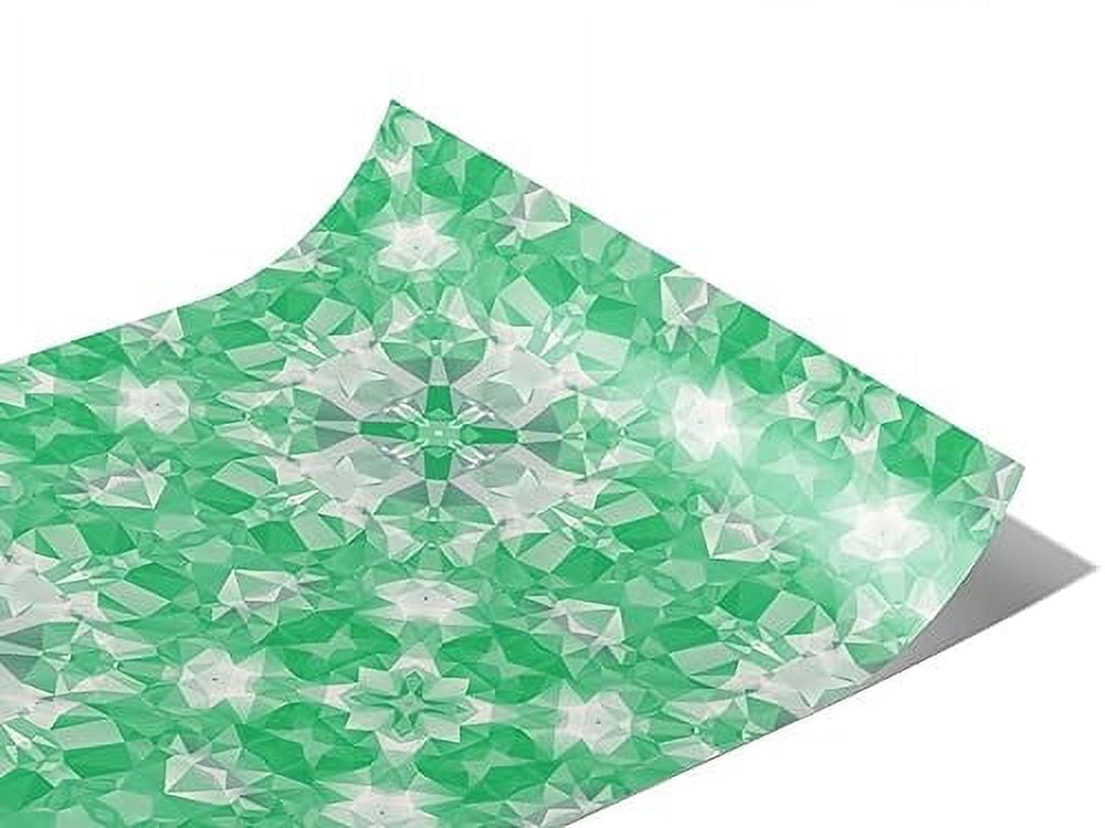 Rwraps Glass Tile Emerald Gloss Vinyl Film Wrap 59in x 16ft Vinyl ...