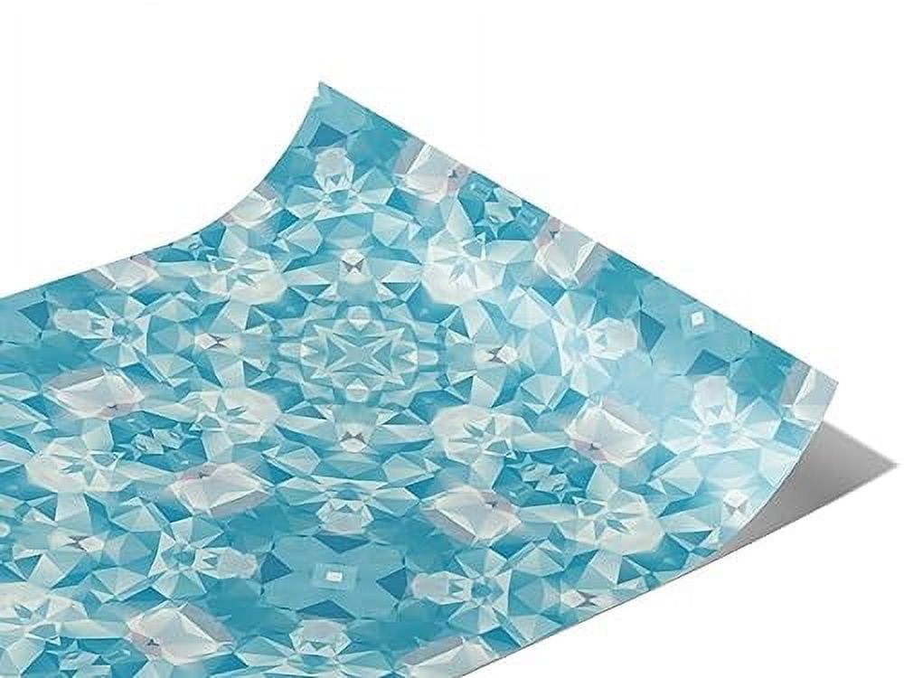 Rwraps Glass Tile Frozen Lake Gloss Vinyl Film Wrap 59in x 14ft Vinyl ...
