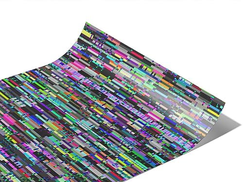 Rwraps Glitch Technology Backup Needed Gloss Vinyl Film Wrap 59in x ...