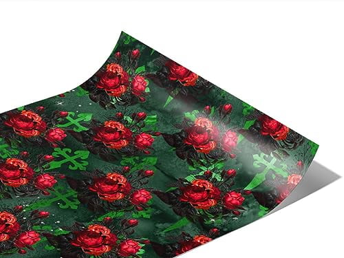 Rwraps Gothic Green Passion Gloss Vinyl Film Wrap 59in x 13ft Vinyl ...