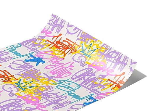 Rwraps Graffiti King Star Matte Vinyl Film Wrap 59in x 1ft Vinyl ...