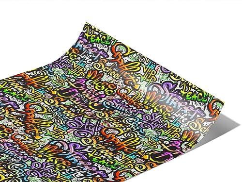 Rwraps Graffiti Quick Throwies Matte Vinyl Film Wrap 59in x 6ft Vinyl ...