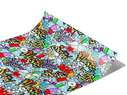 Rwraps Graffiti Swift Punition Gloss Vinyl Film Wrap 59in x 12ft Vinyl ...