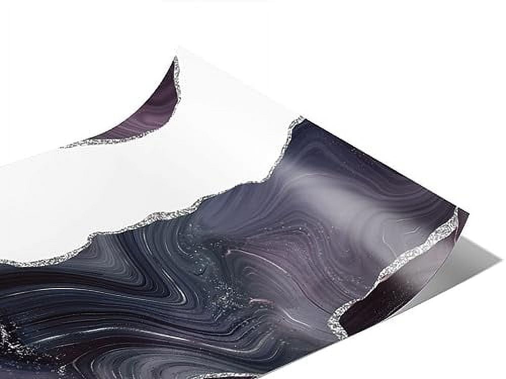 Rwraps Gray Agate Gemstone Flint Gloss Vinyl Film Wrap 59in x 20ft ...