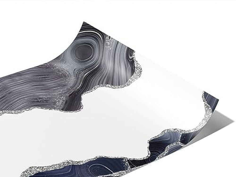 Rwraps Gray Agate Gemstone Rhyolite Matte Vinyl Film Wrap 59in x 18ft ...