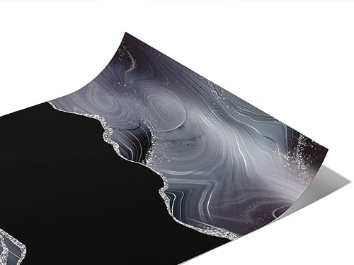 Rwraps Gray Agate Gemstone Zircon Gloss Vinyl Film Wrap 59in x 14ft ...