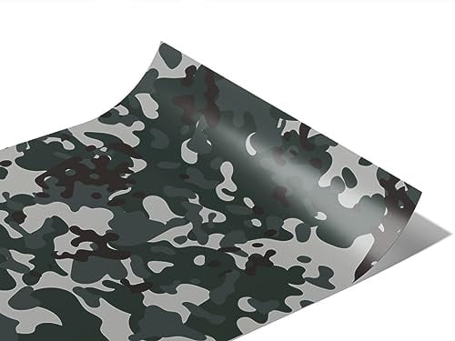 Rwraps Gray Camouflage Pebble Flecktarn Matte Vinyl Film Wrap 59in x ...