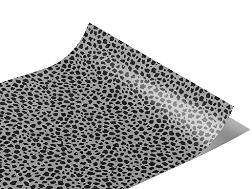 Rwraps Gray Cheetah Matte Vinyl Film Wrap 59in x 16ft Vinyl Vehicle Car ...