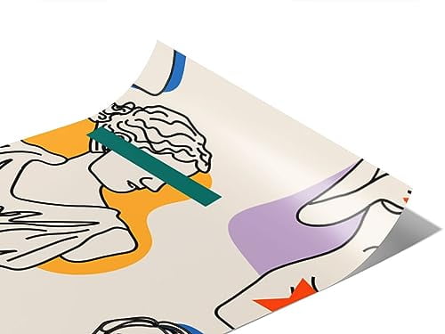 Rwraps Greco Roman Modest Goddess Matte Vinyl Film Wrap 59in x 20ft ...