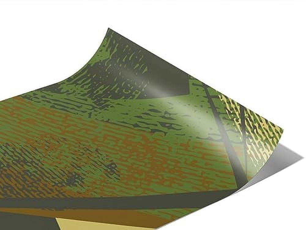 Rwraps Green Abstract Army Dreamers Gloss Vinyl Film Wrap 59in x 8ft ...