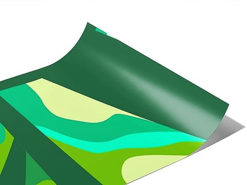 Rwraps Green Mosaic Bubbling Springs Gloss Vinyl Film Wrap 59in x 24ft ...