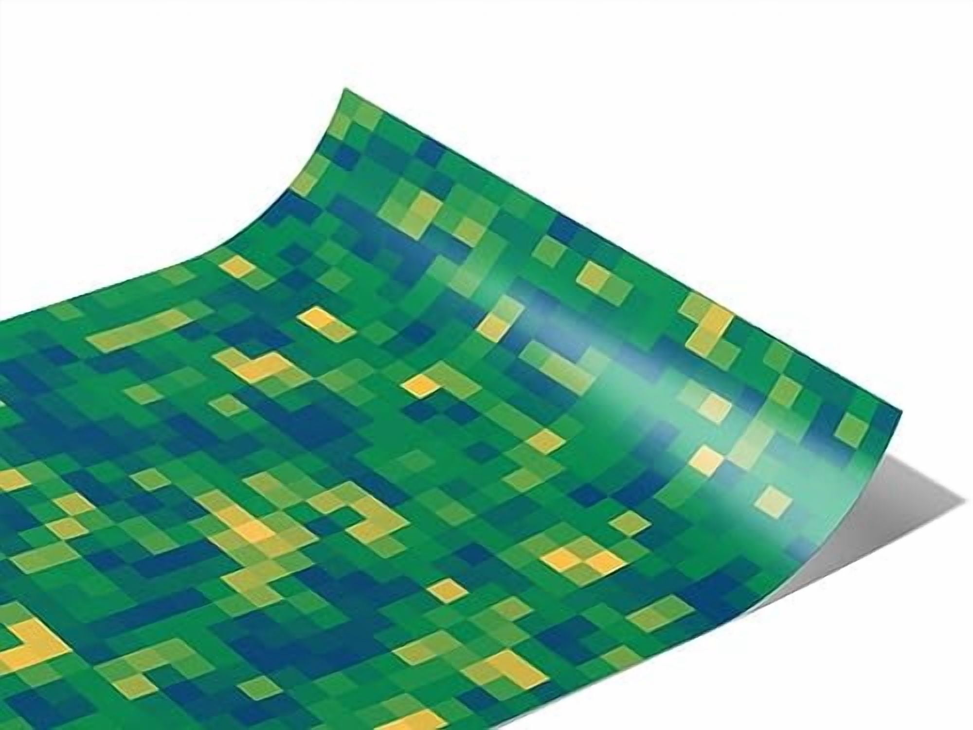 Rwraps Green Pixel Bomp Zomp Gloss Vinyl Film Wrap 59in x 28ft Vinyl ...