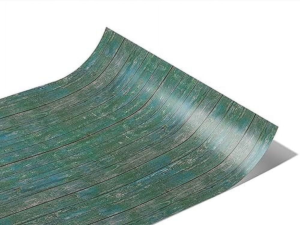 Rwraps Green Wood Plank Deep Sea Matte Vinyl Film Wrap 59in x 22ft ...