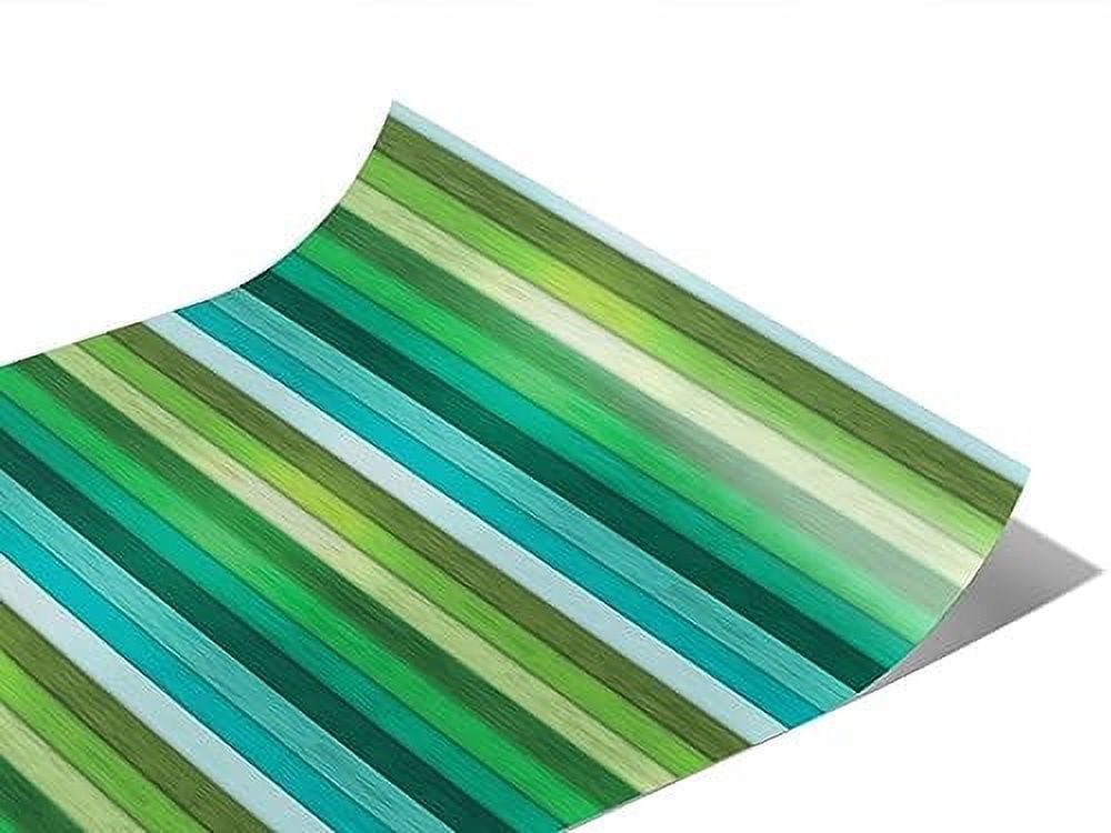 Rwraps Green Wood Plank Gradient Matte Vinyl Film Wrap 59in x 17ft ...