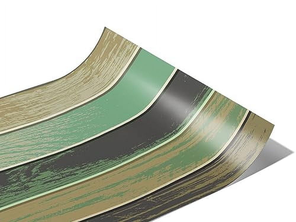 Rwraps Green Wood Plank Moss Gradient Gloss Vinyl Film Wrap 59in x 21ft ...