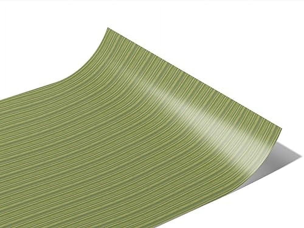 Rwraps Green Wood Plank Vertical Pickle Matte Vinyl Film Wrap 59in x ...