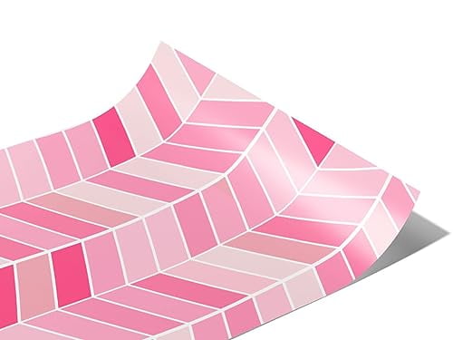 Rwraps Herringbone Brick Pink Matte Vinyl Film Wrap 59in x 28ft Vinyl ...
