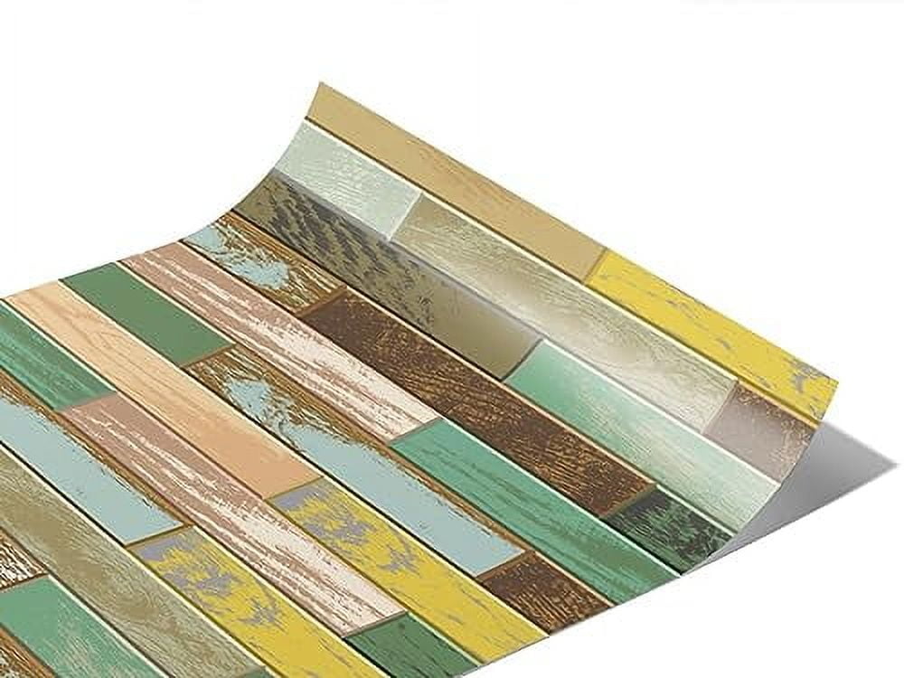 Rwraps Horizontal Strip Parquet Sage Stain Matte Vinyl Film Wrap 59in x ...