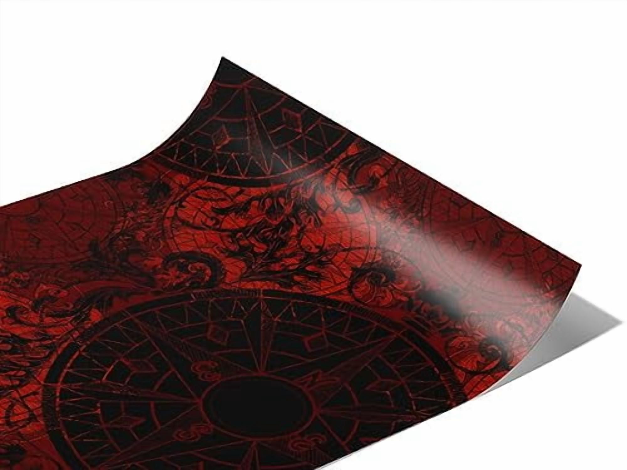 Rwraps Horror Blood Compass Gloss Vinyl Film Wrap 59in x 4ft Vinyl ...