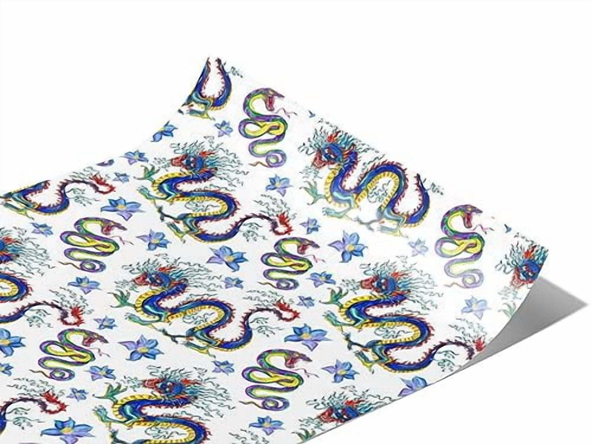 Rwraps Horror Dancing Serpents Gloss Vinyl Film Wrap 59in x 2ft Vinyl ...