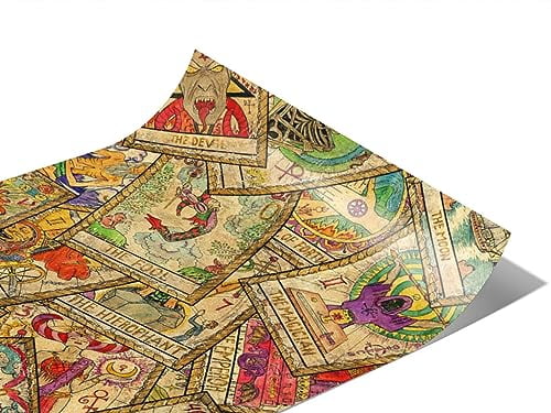 Rwraps Horror Vintage Tarot Gloss Vinyl Film Wrap 59in x 6ft Vinyl ...