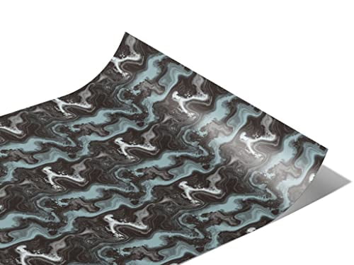 Rwraps Hydraulic Flow Epoxy Resin Matte Vinyl Film Wrap 59in x 5ft ...