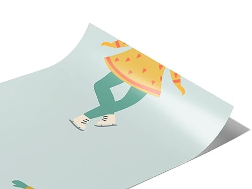 Rwraps Ice Skating Rink Friends Gloss Vinyl Film Wrap 59in x 13ft Vinyl ...