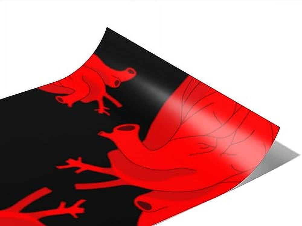 Rwraps Kitsch Heart Anatomical Amour Matte Vinyl Film Wrap 59in x 9ft ...
