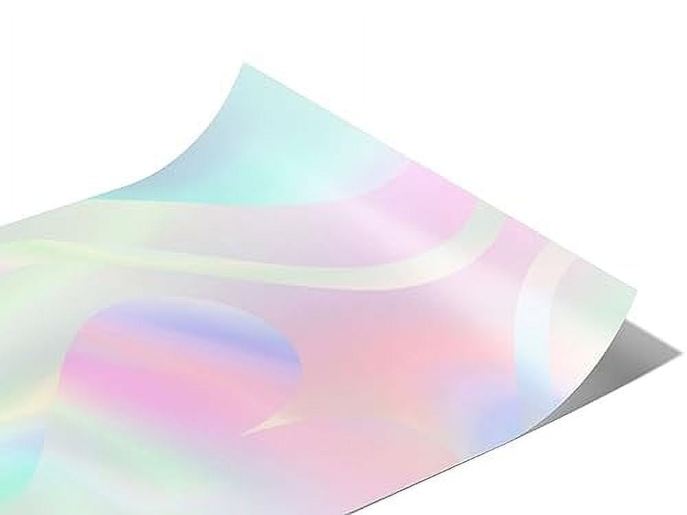 Rwraps Kitsch Heart Psychedelic Waves Gloss Vinyl Film Wrap 59in x 2ft ...